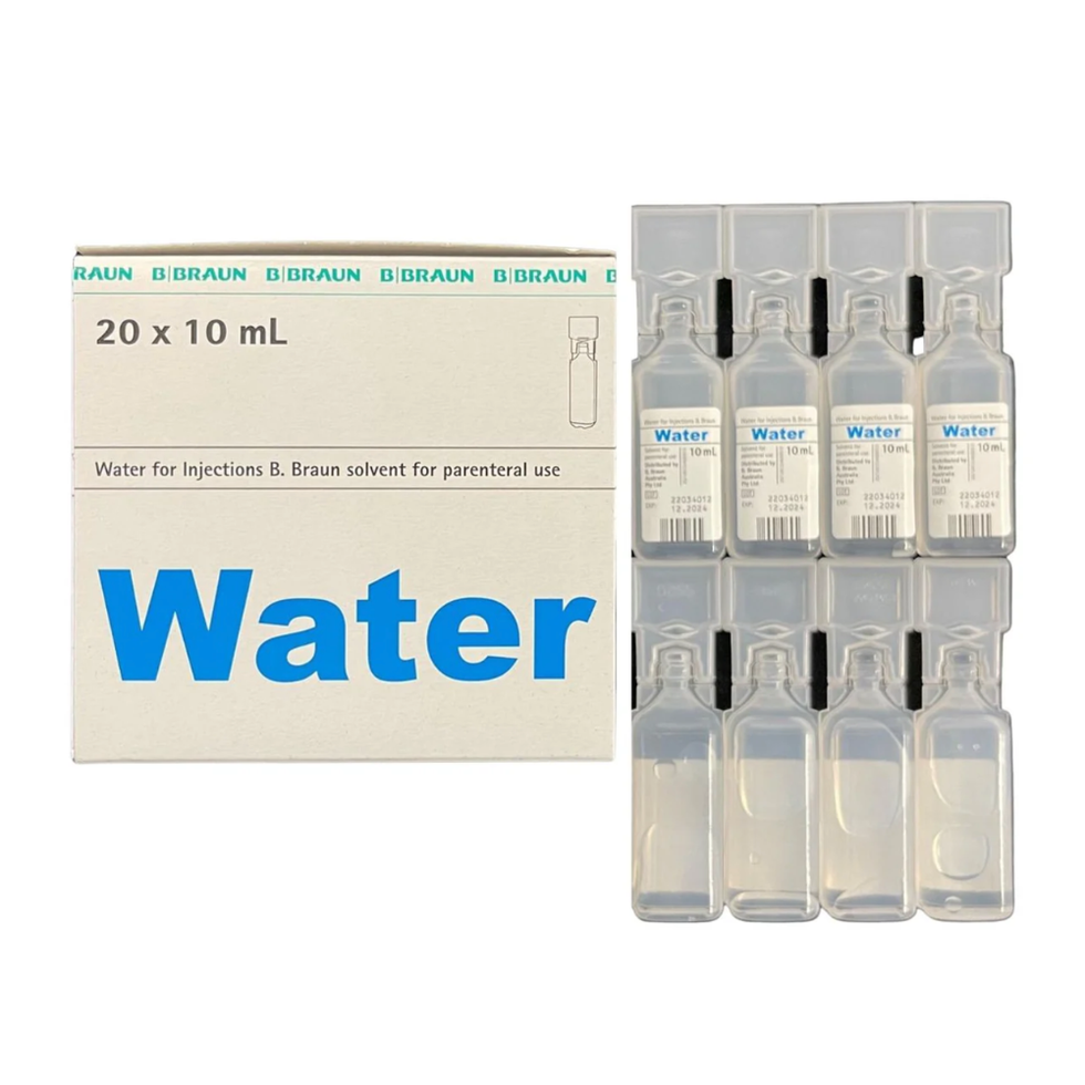 B.Braun Water For Injection 10ml - Box/20 – CosmeticMedicals