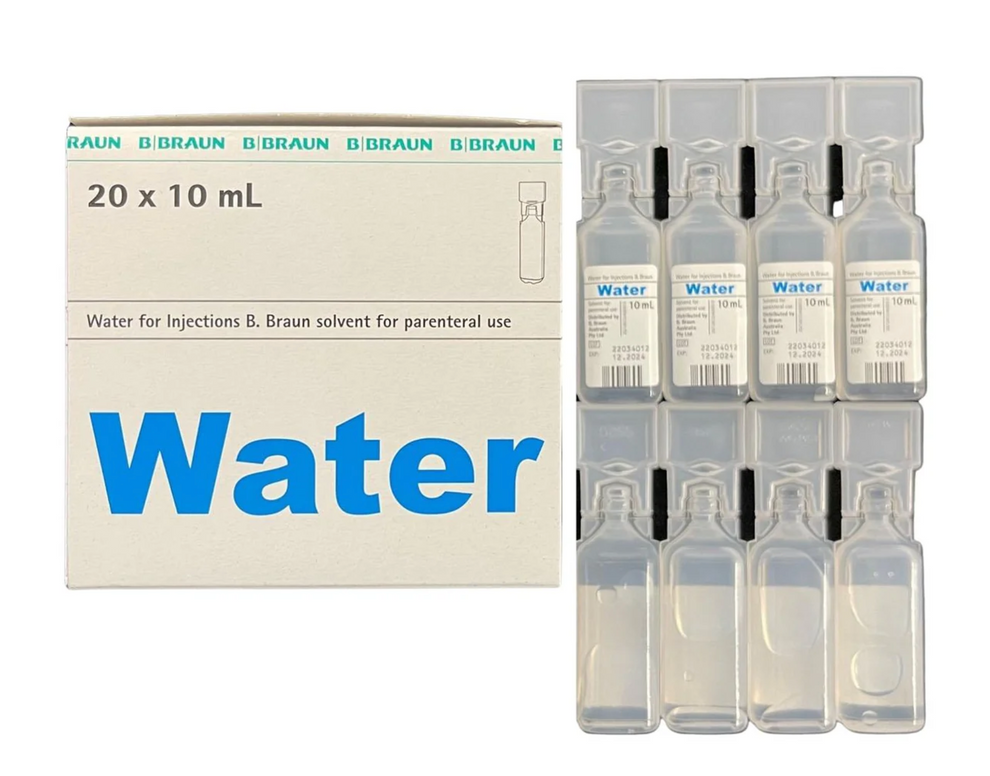 B.Braun Water For Injection 10ml - Box/20