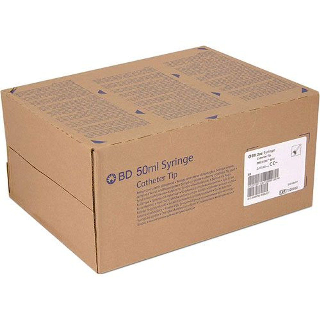 BD 50ml Catheter Tip Syringe 60/Box