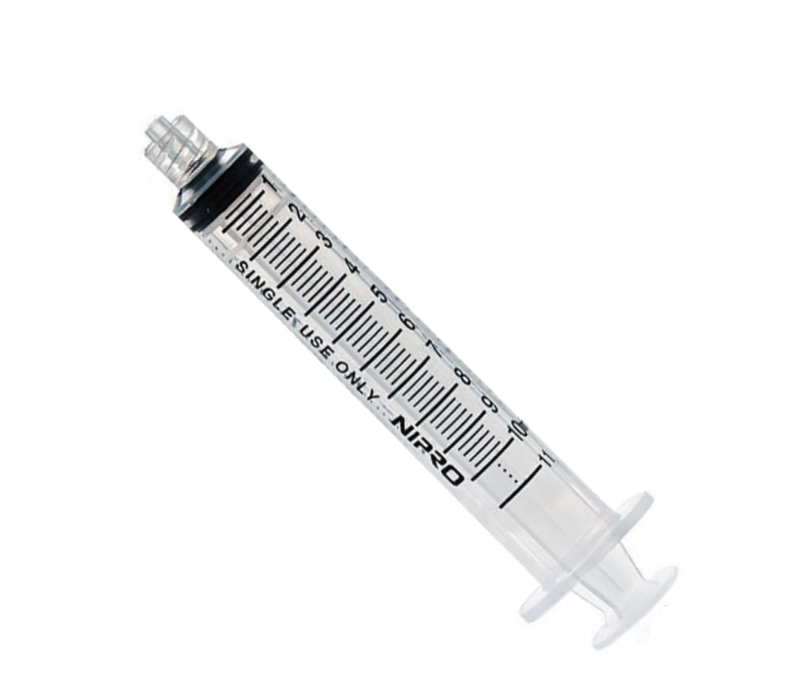 Nipro 10ml Luer Lock Syringe 100/Box
