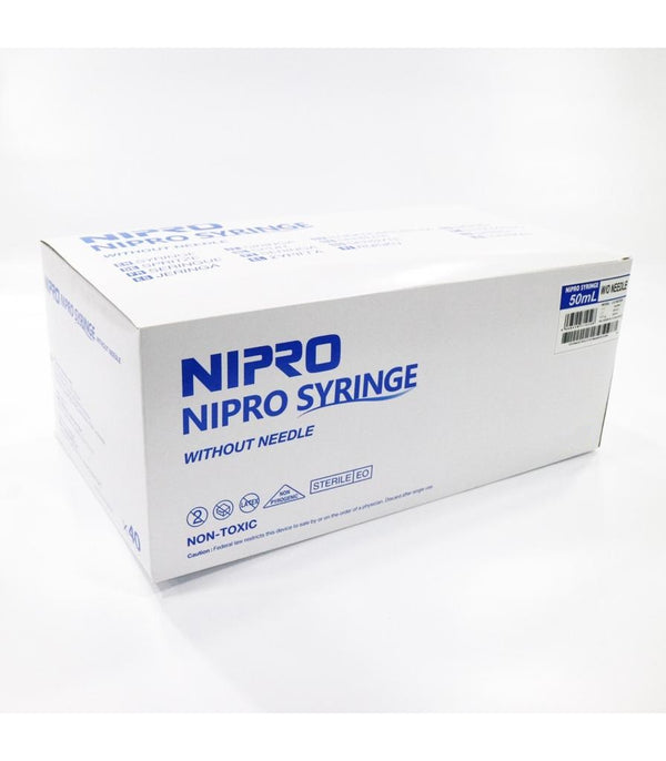 Nipro 50ml Catheter Tip Syringe 40/Box